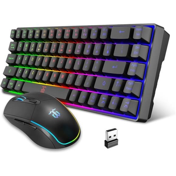 Video Games & Consoles | 6 Wireless Gaming Keyboard And Mouse Comboled ...